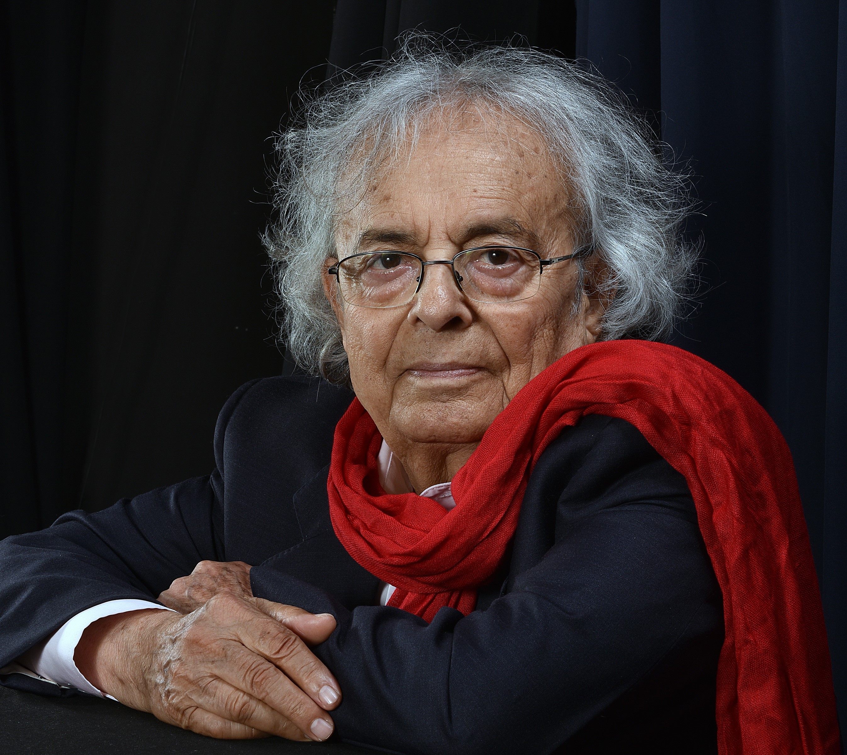 Poet, philosopher and theoretician of Arab poetics Adonis gives the ...