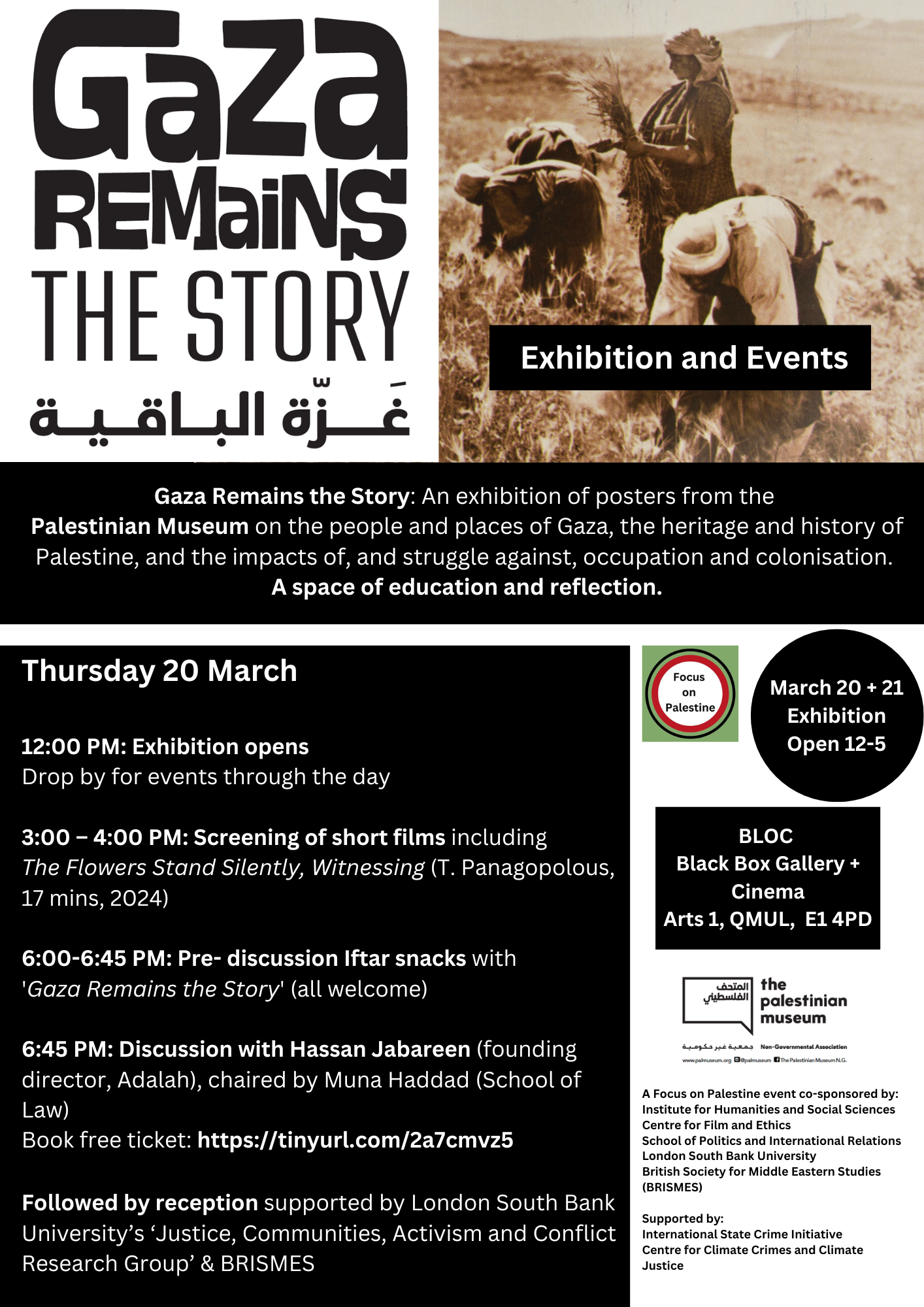 Focus on Palestine: Gaza Remains the Story - Exhibition from the ...